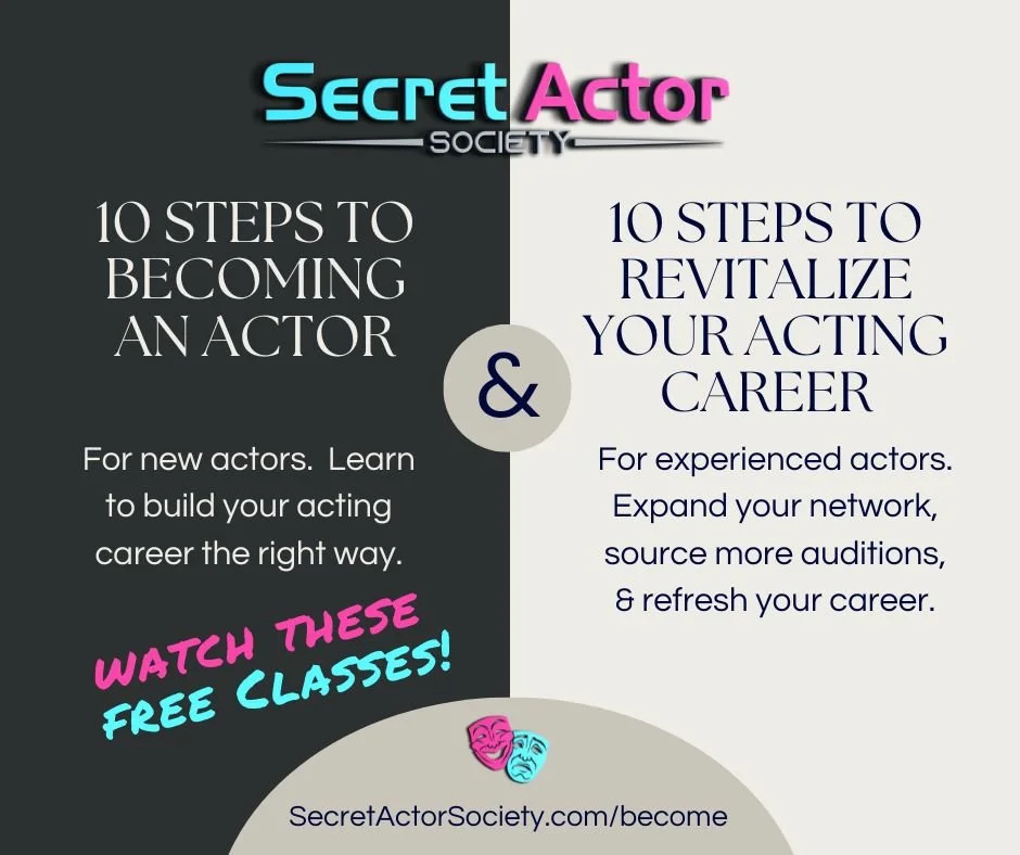 Become An Actor — Secret Actor Society