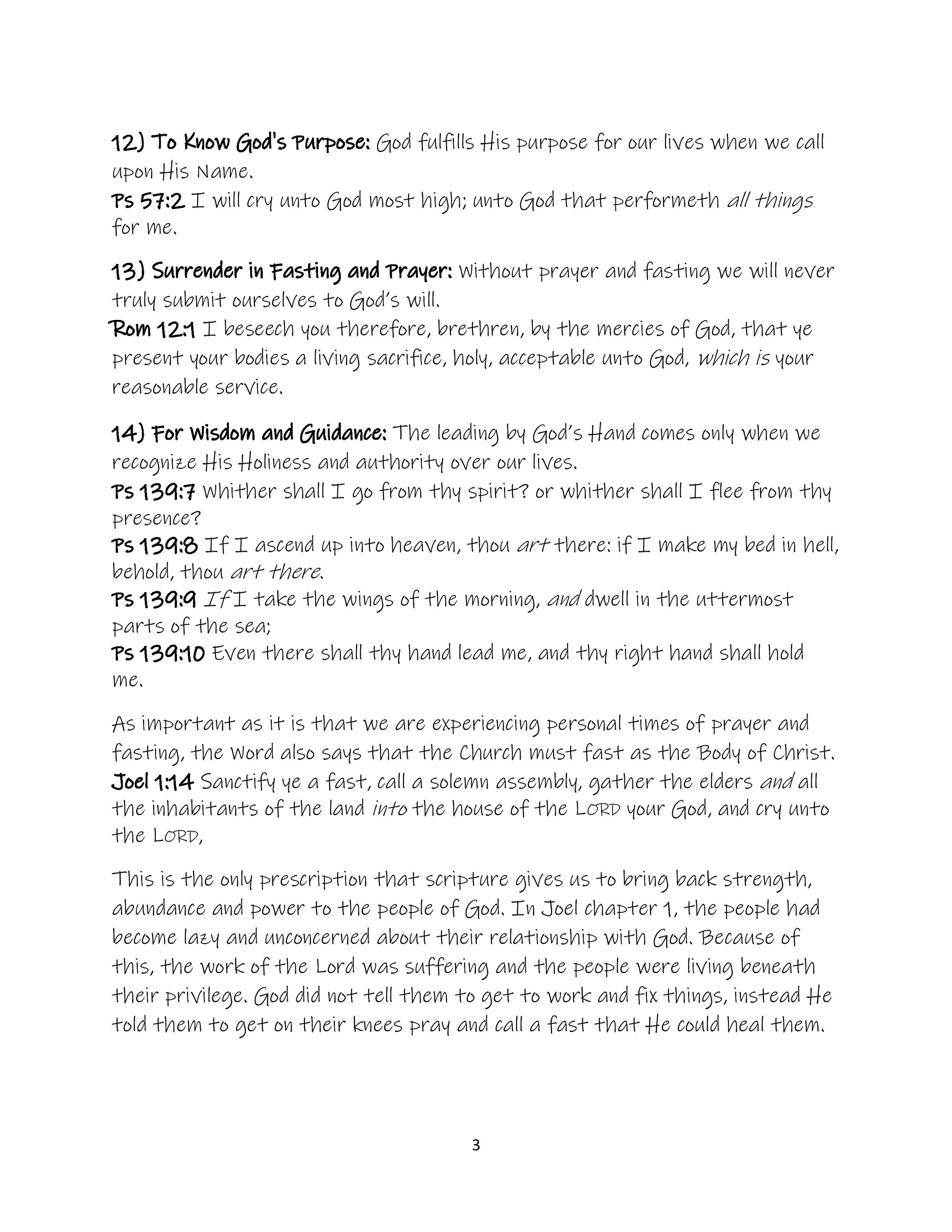 2024 - Daniel Fast Devotional — Bethel Evangel Community Church