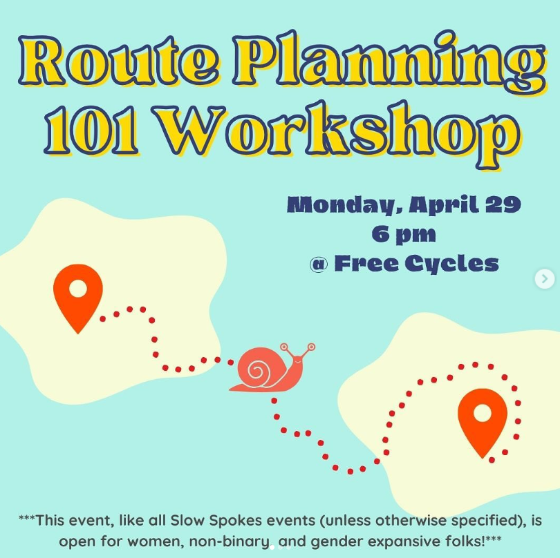 Slow Spokes Presents: Route Planning 101 — Free Cycles Missoula