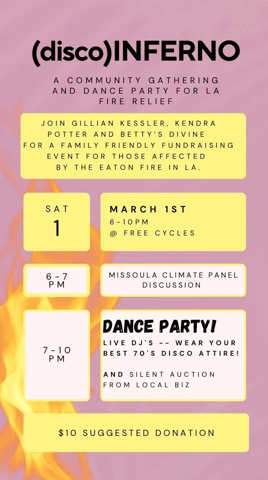 A community gathering and dance party for LA fire relief — Free Cycles ...