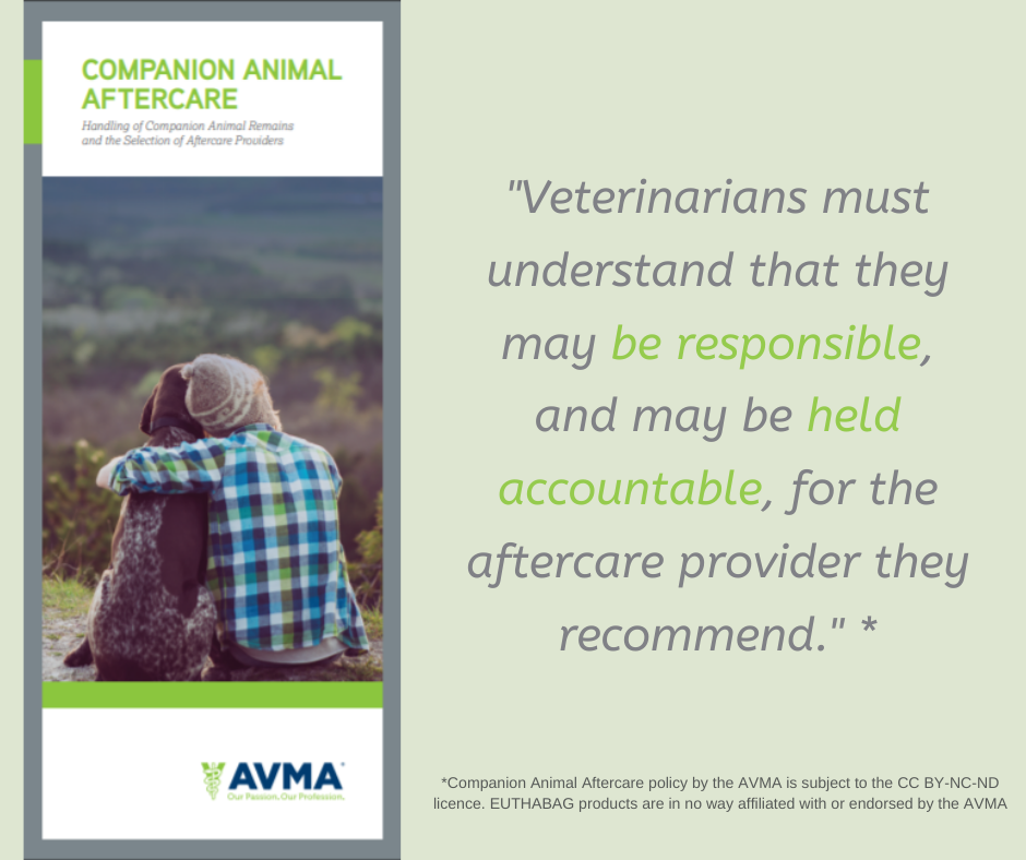 AVMA Aftercare Policy - Euthabag