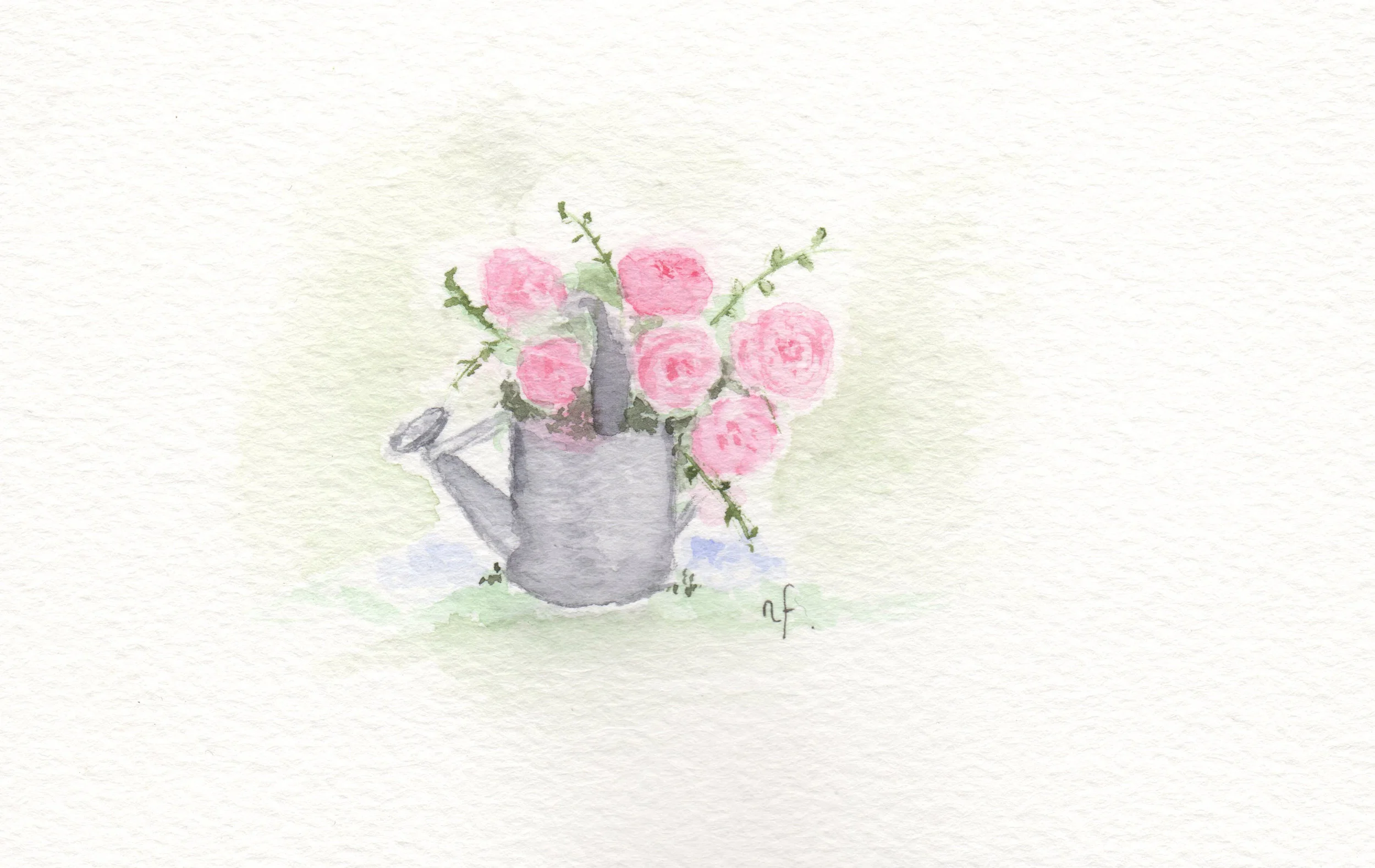 Watering Can Embroidery — The Stitchery