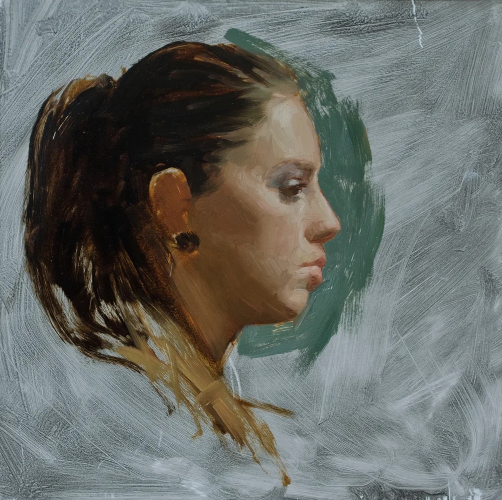 Woman Profile Painting
