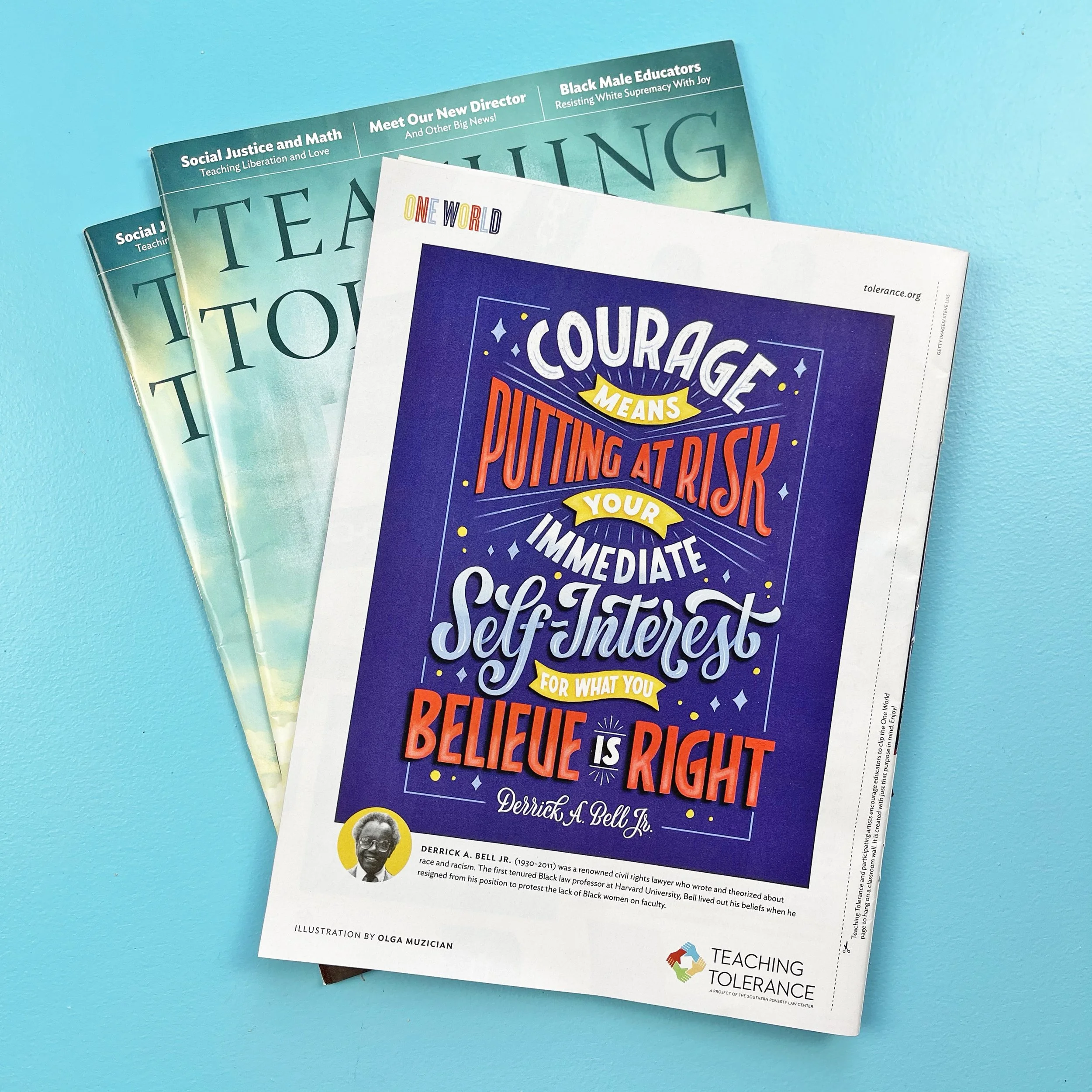 Teaching Tolerance Magazine — Olga Muzician Studio