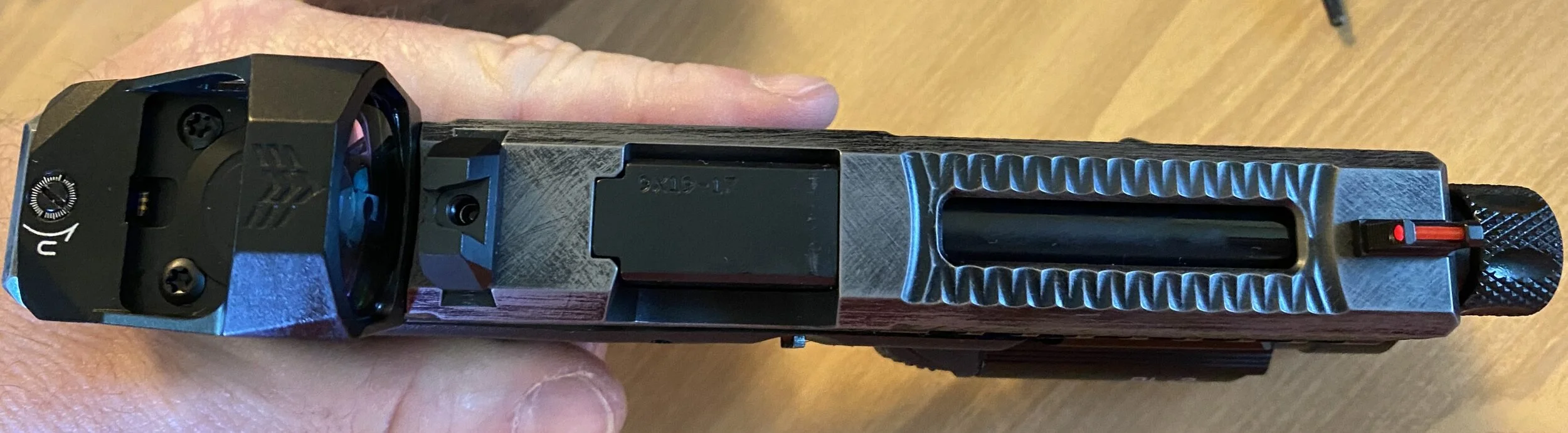 Swampfox Wolverine slide and Justice red dot combo — Firearms Insider