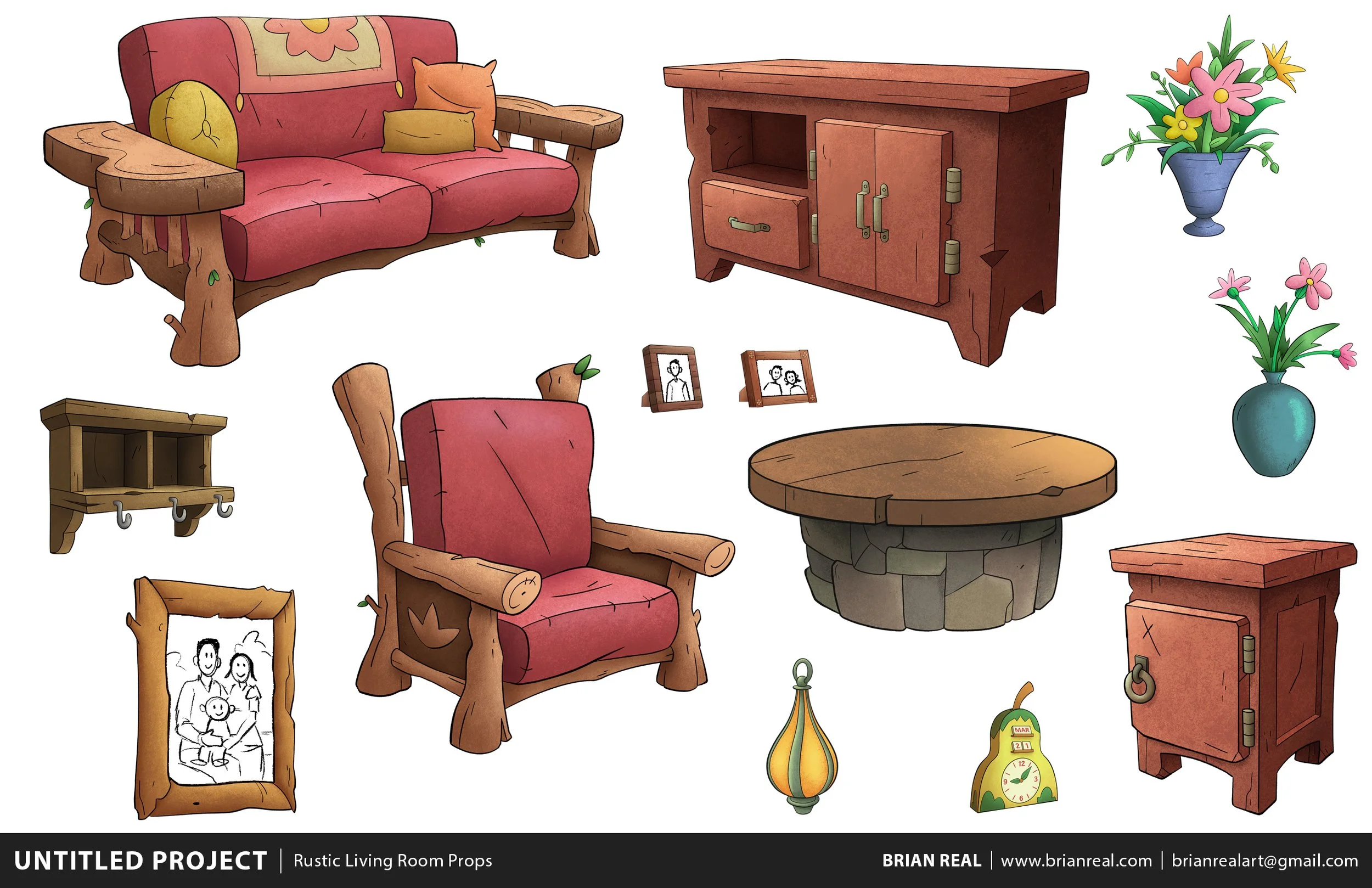 Assorted Props — THE ART OF BRIAN REAL