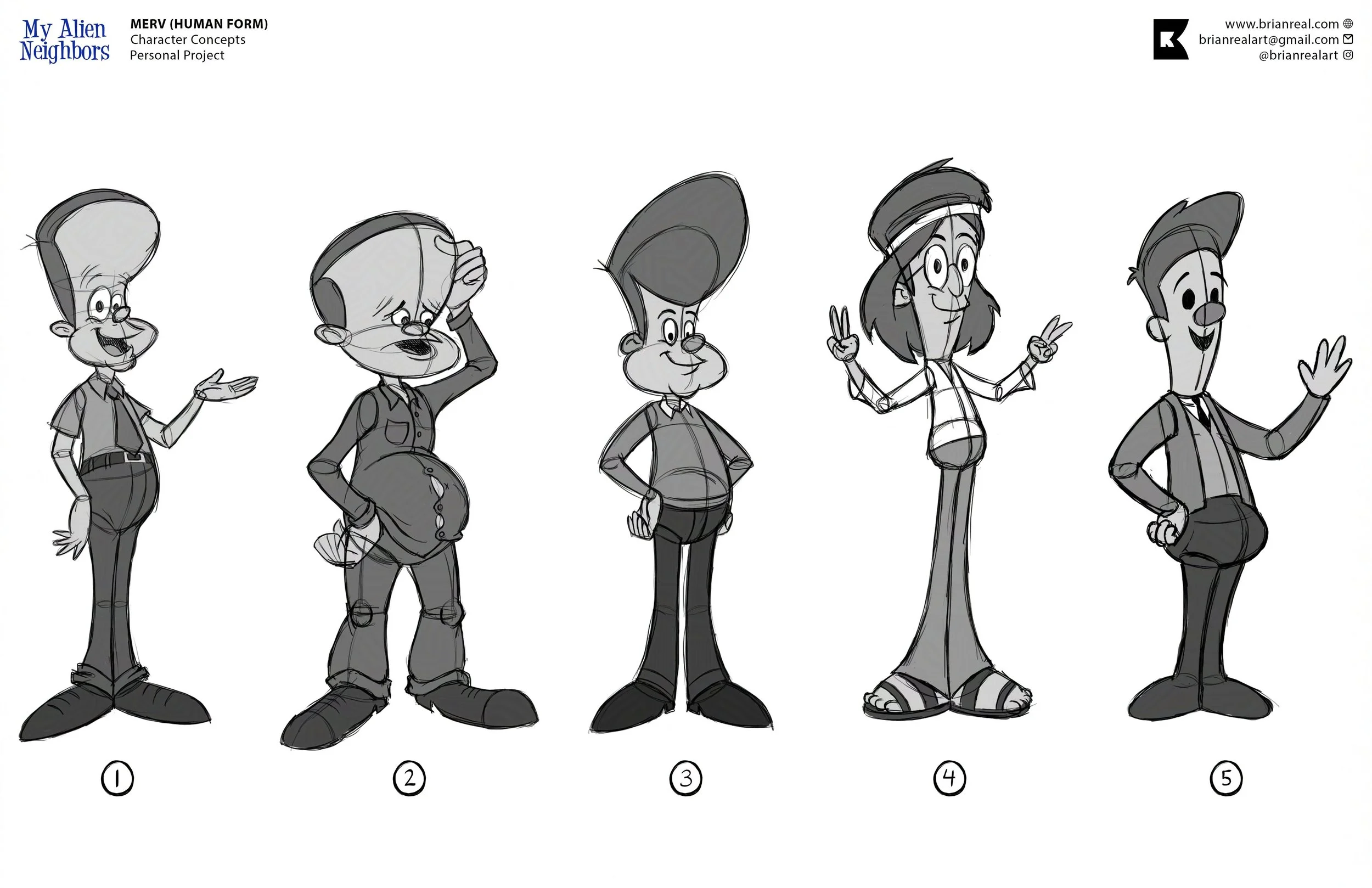 My Alien Neighbors — THE ART OF BRIAN REAL