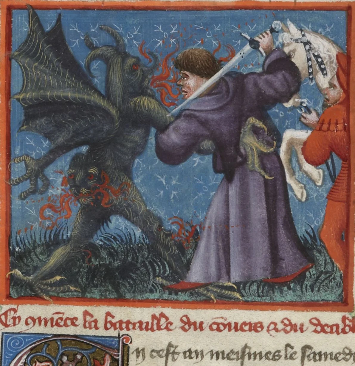 Pintura De Demonios Medievales