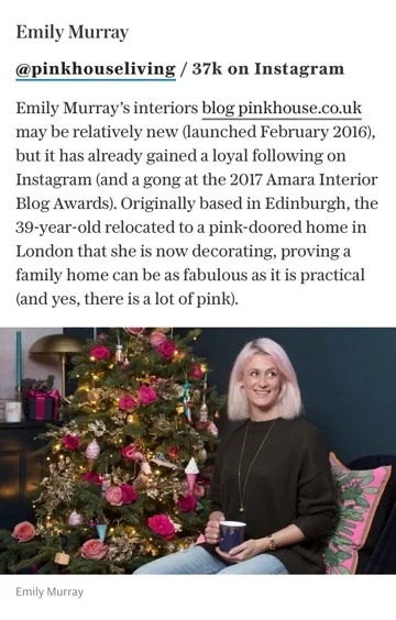 The Pink House named 'Top 50 UK Influencers' by Stella Telegraph ...