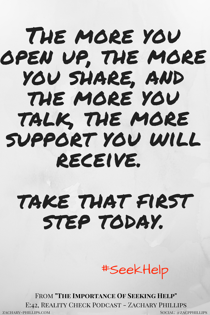 42: The Importance Of Seeking Help — Zachary Phillips