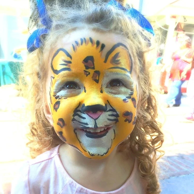 Lion King Face Painting