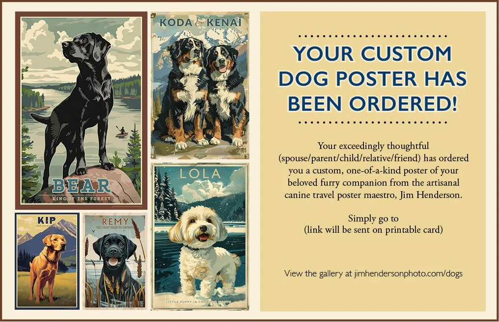 Custom Dog Poster 13x19” Print — Jim Henderson Photography