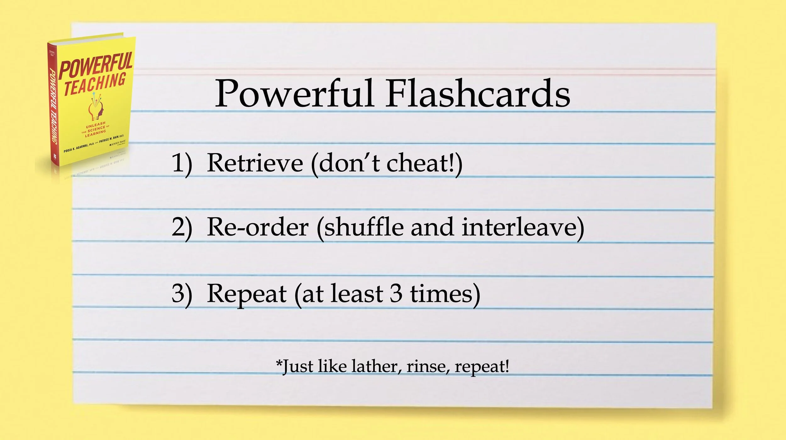 Make flashcards more powerful with these 3 tips