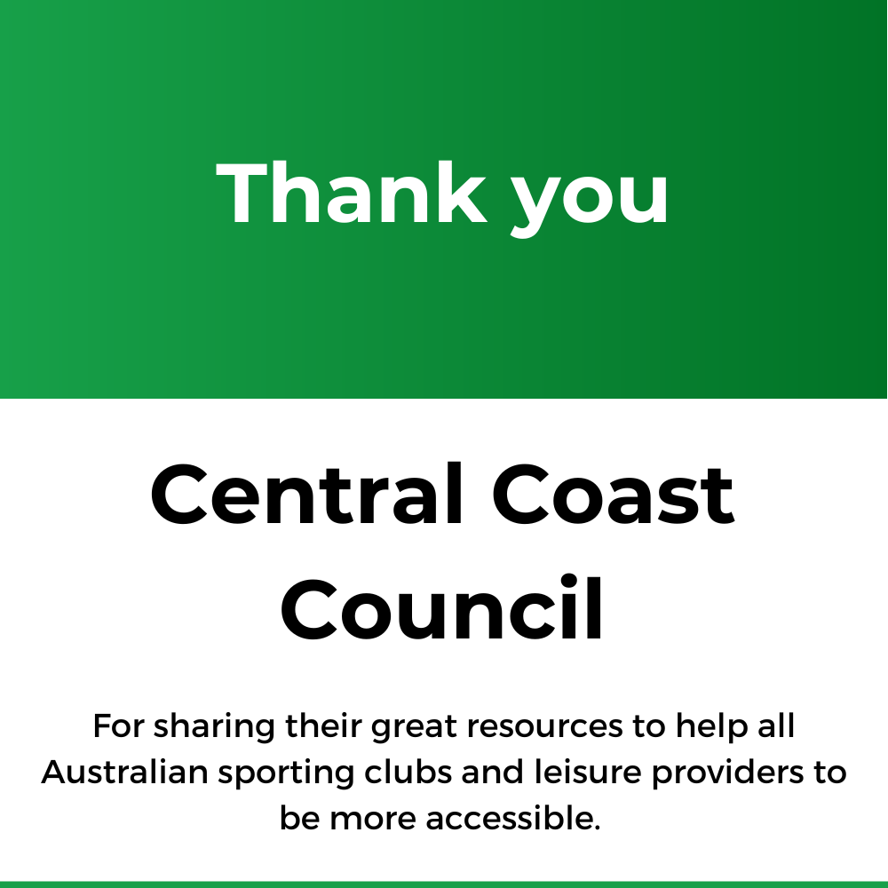 Accessibility Champion Resources — Disability Sports Australia