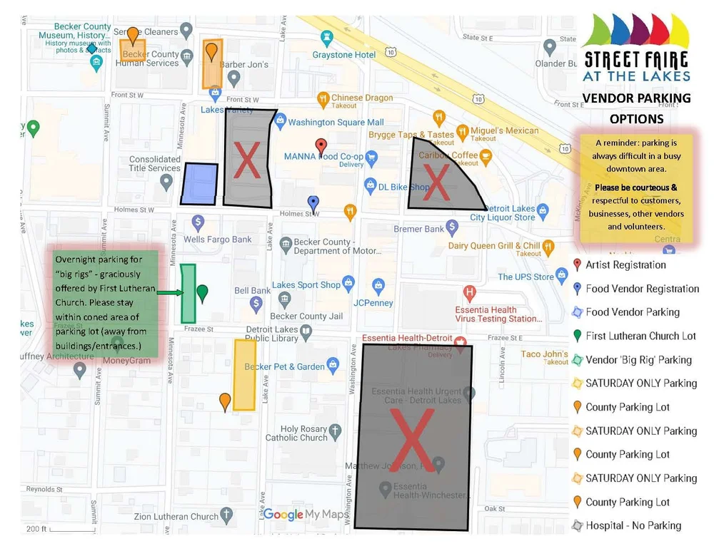 For Artists & Vendors — Street Faire at the Lakes