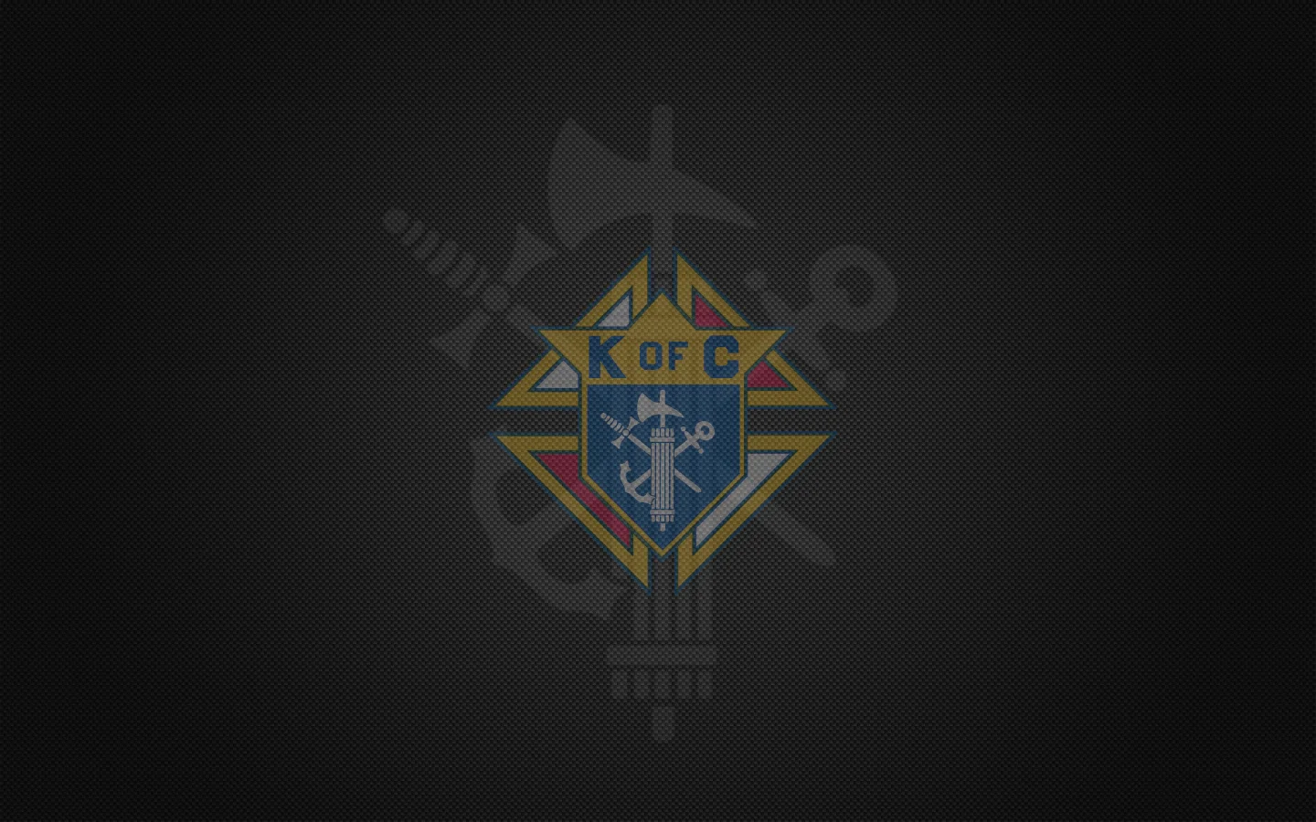 Knights Of Columbus Symbol Black Background