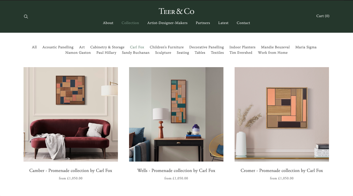 Art — Our latest news, views and offerings — Teer & Co