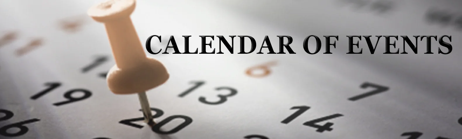 Event Calendar Banner