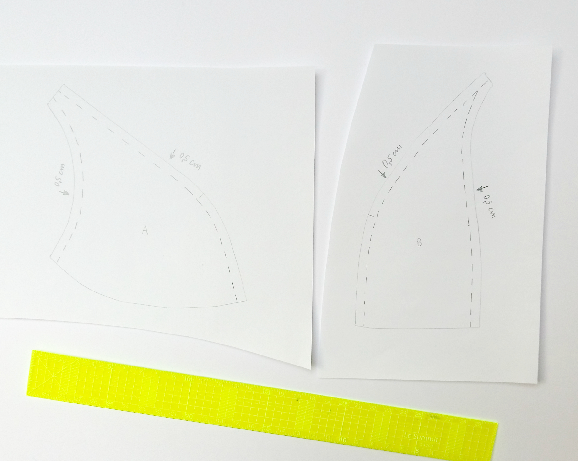 Cómo coser copas de foam para el sujetador Watson // How to sew foam ...