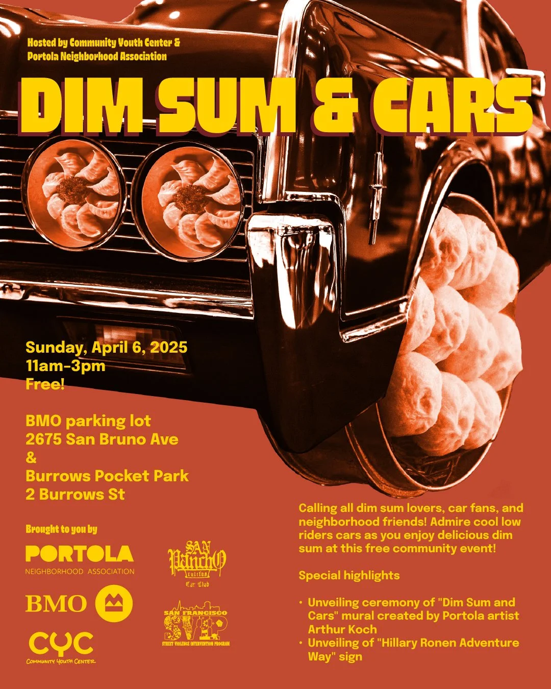 DIM SUM AND CARS 2025 — Portola Neighborhood Association