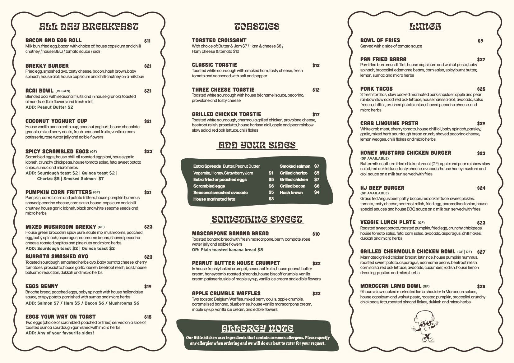 VIEW OUR MENU — Hidden Jem