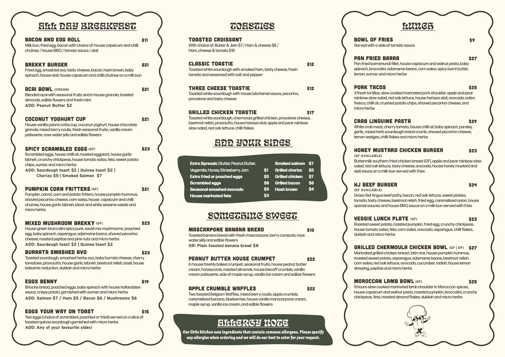VIEW OUR MENU — Hidden Jem