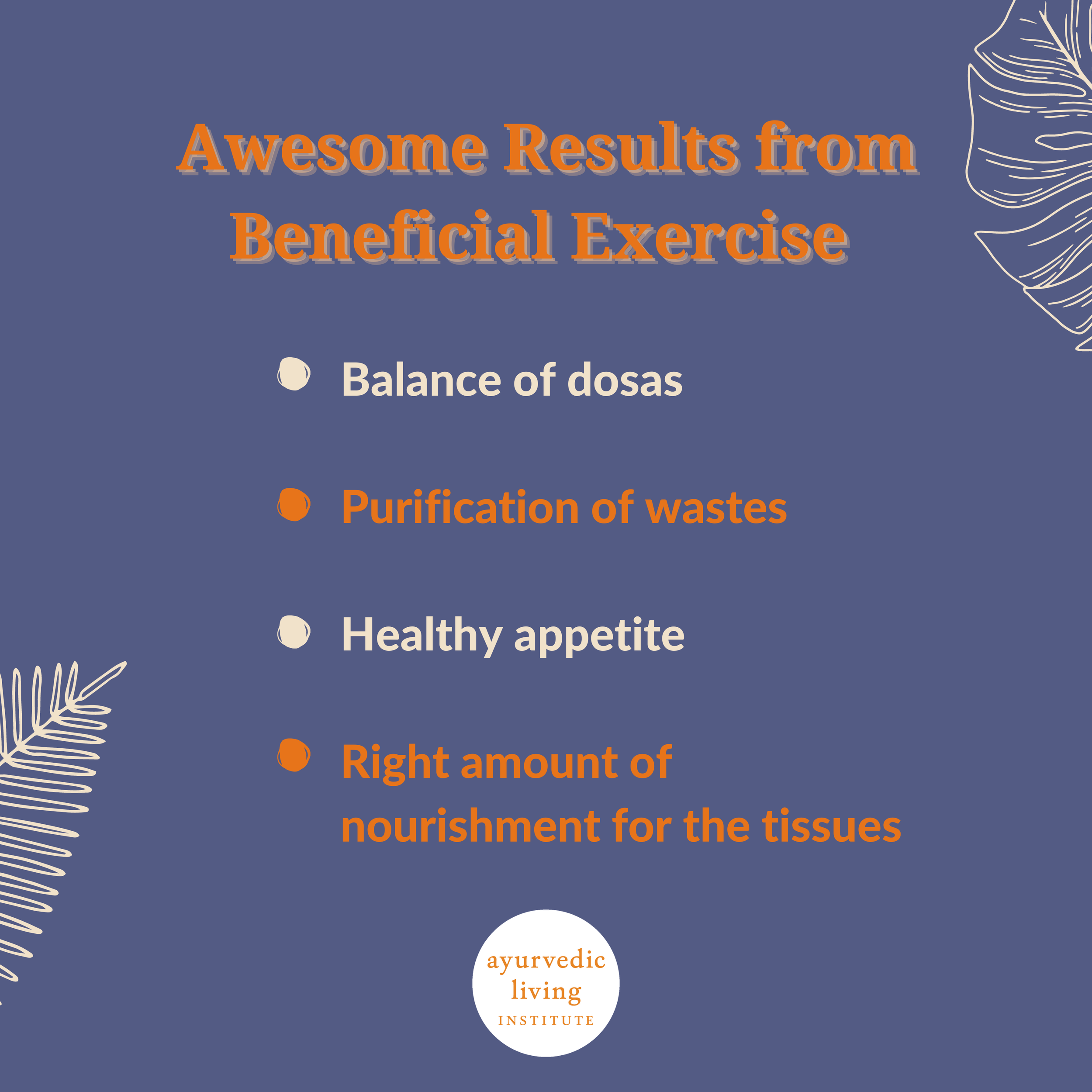 What happens with too little exercise? — Kate O'Donnell