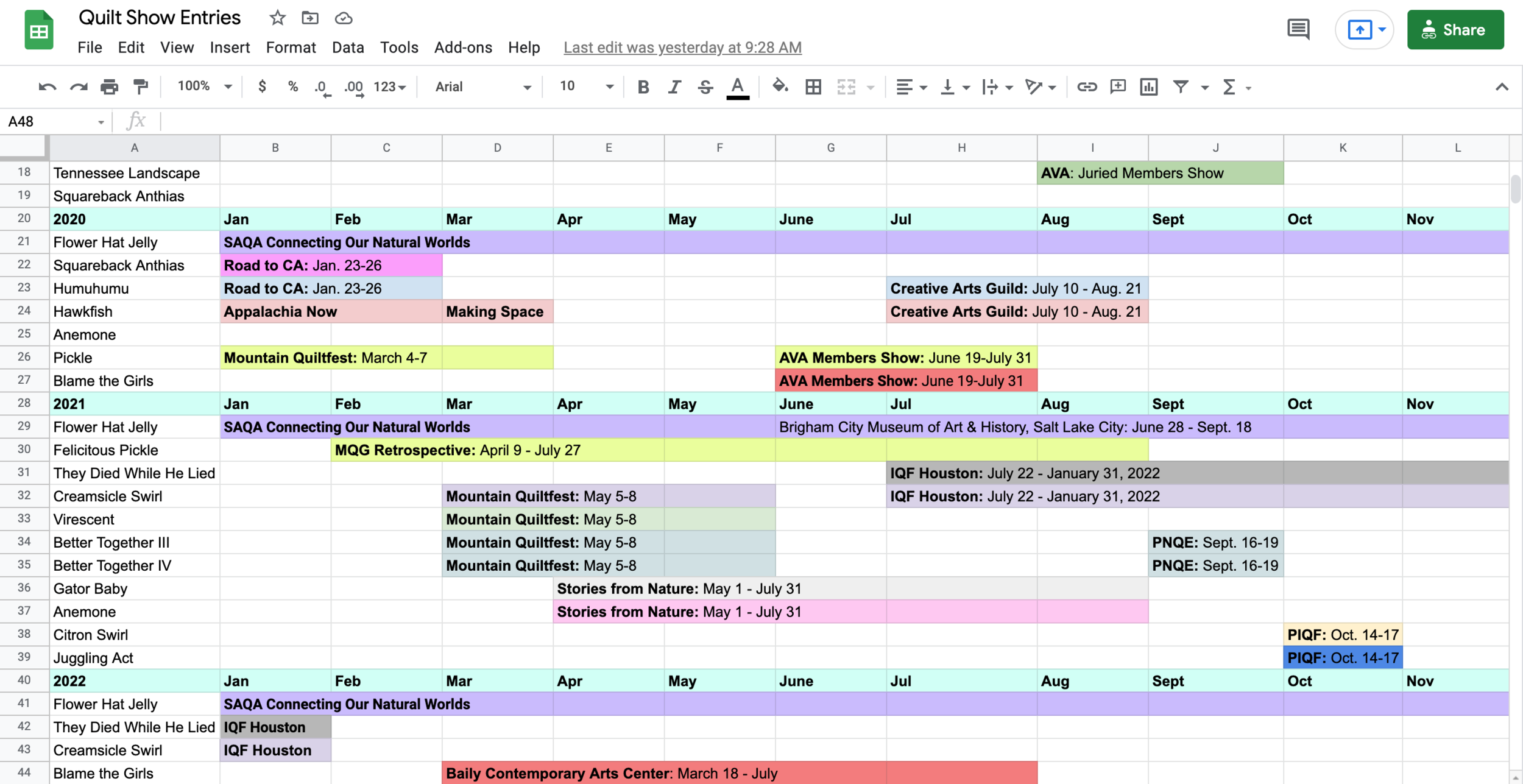 How to Keep Track of Your Quilt Show Entries — Modern Quilts Made by ...