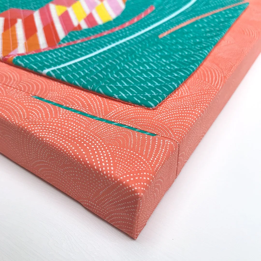 Tutorial: How to Mount a Quilt on Canvas — Modern Quilts Made by Kelly ...