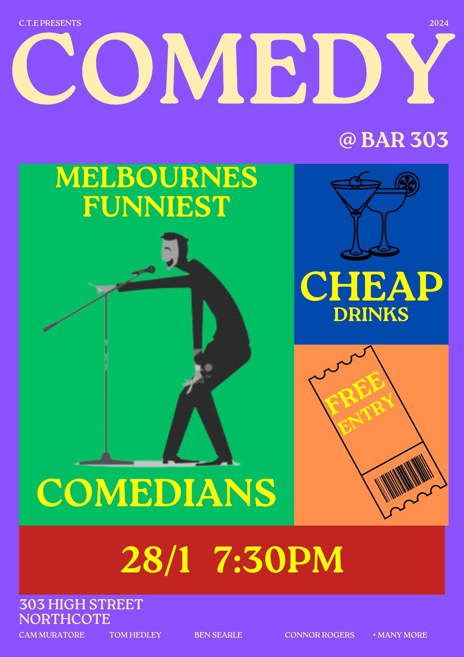 Gigs & Events — 303 - Live Music and Bar