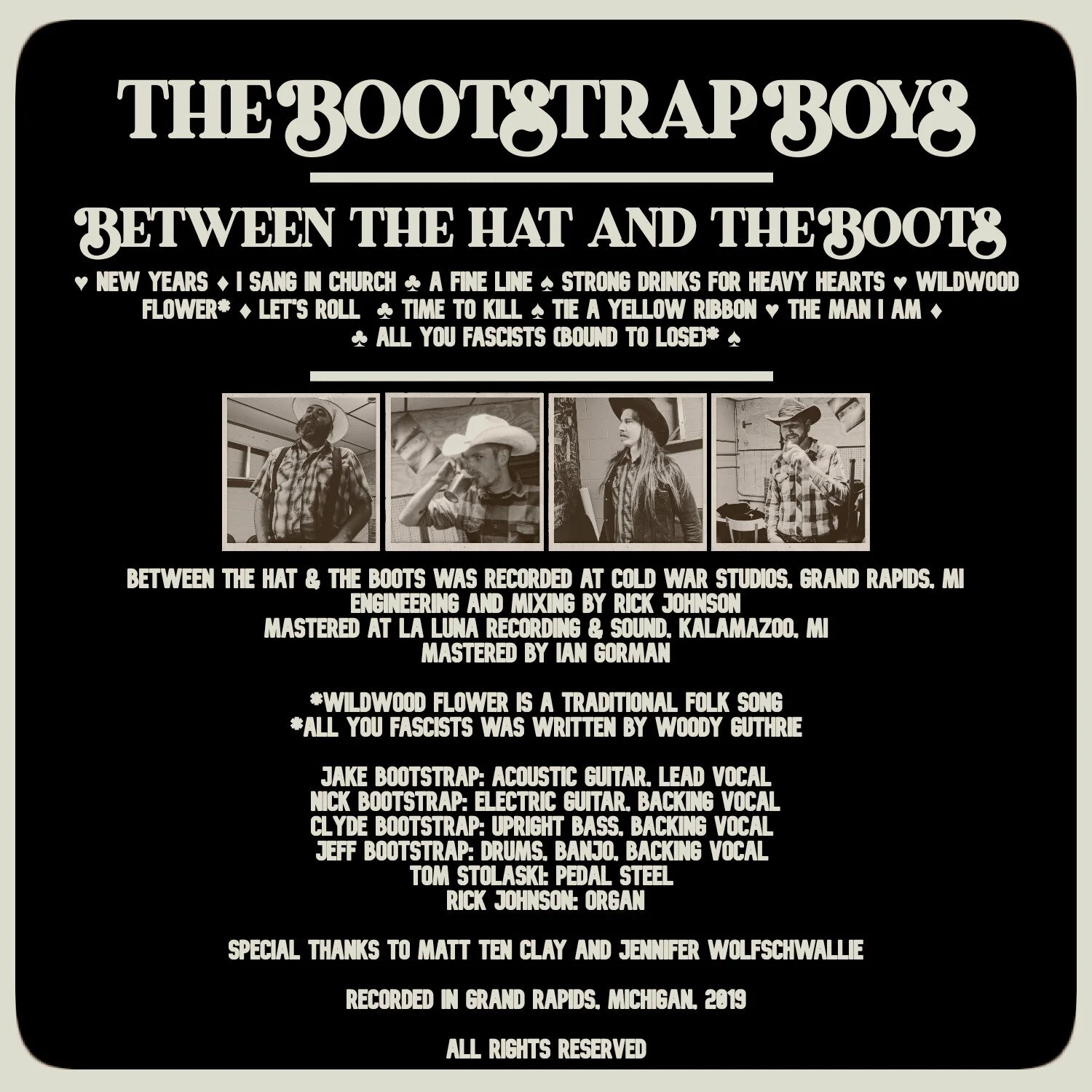 Let's Roll (Lyrics) — The Bootstrap Boys