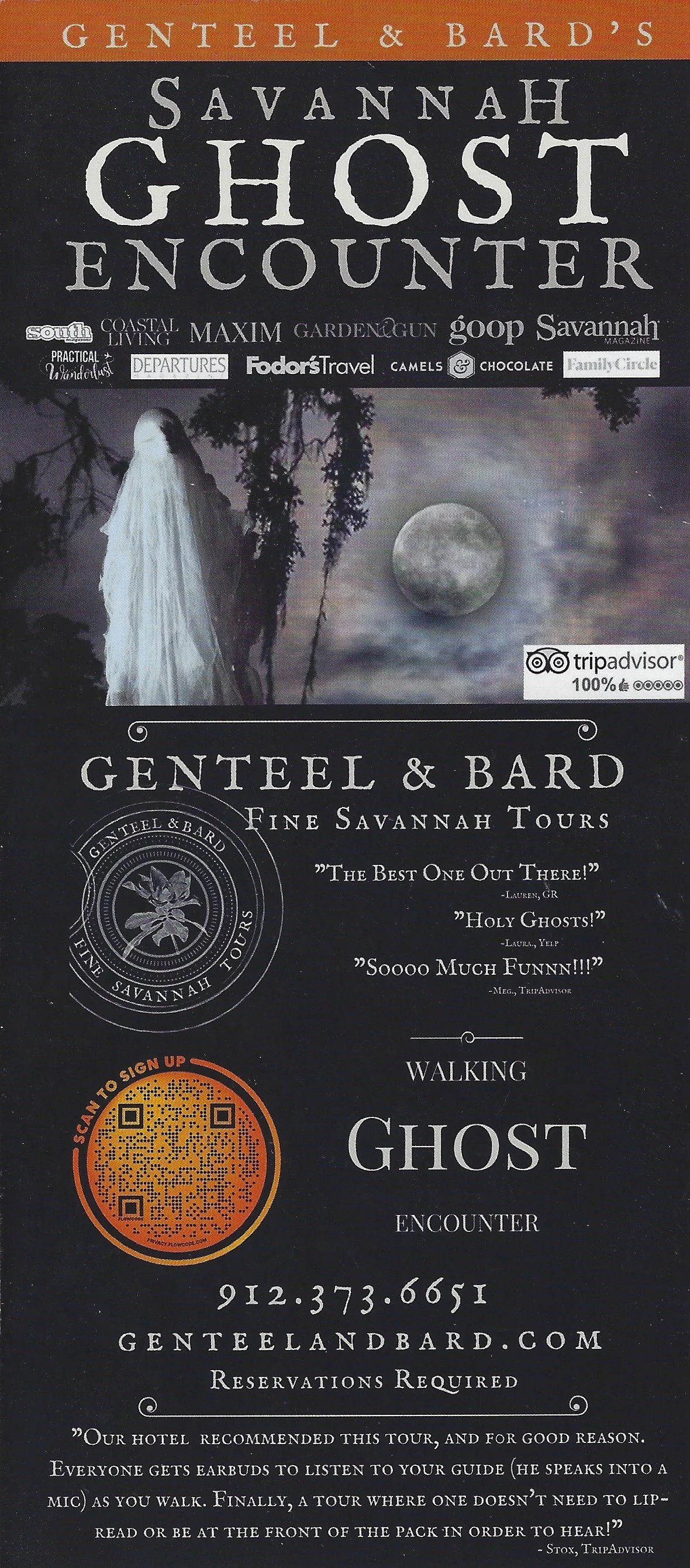 Genteel & Bard Ghost Encounter — Official Guides of Savannah
