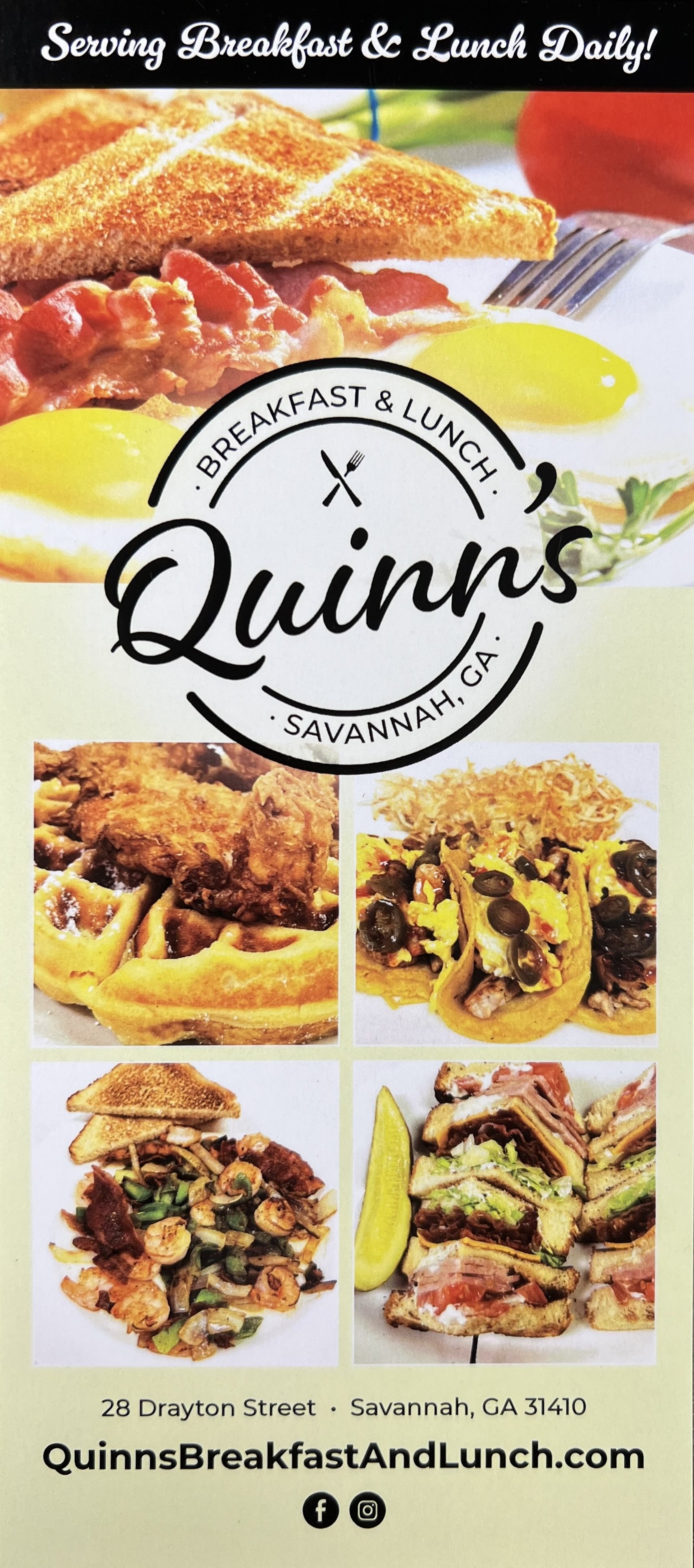 Quinn's Breakfast and Lunch — Official Guides of Savannah
