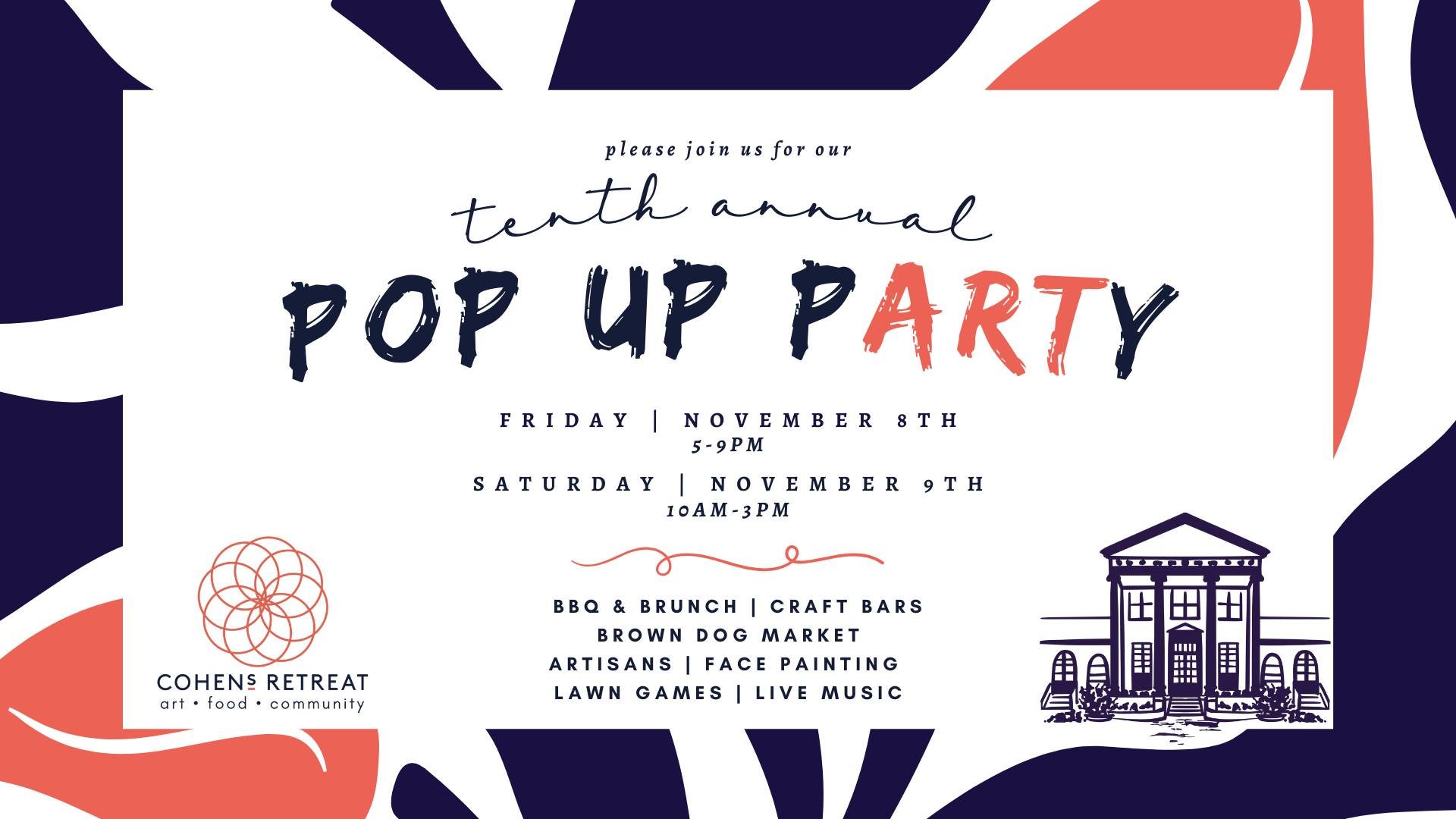 Tenth Annual Pop Up pARTy — Official Guides of Savannah