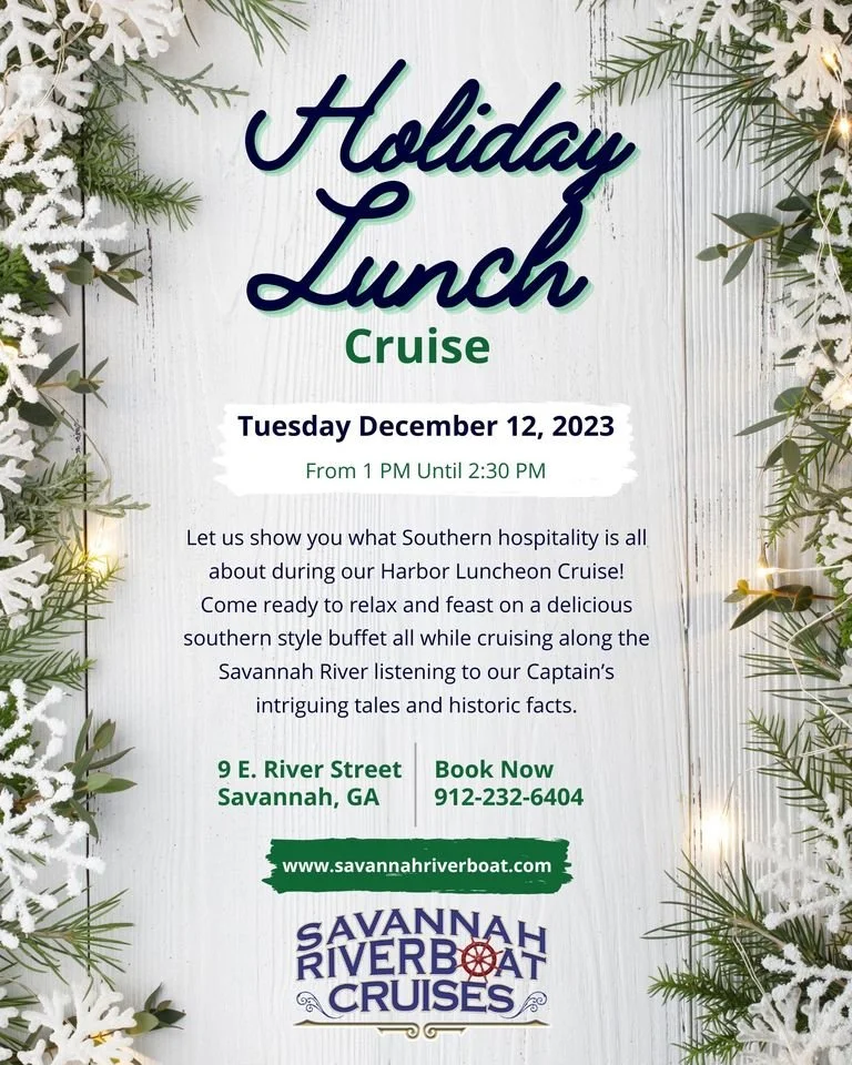 Holiday Lunch Cruise — Official Guides of Savannah