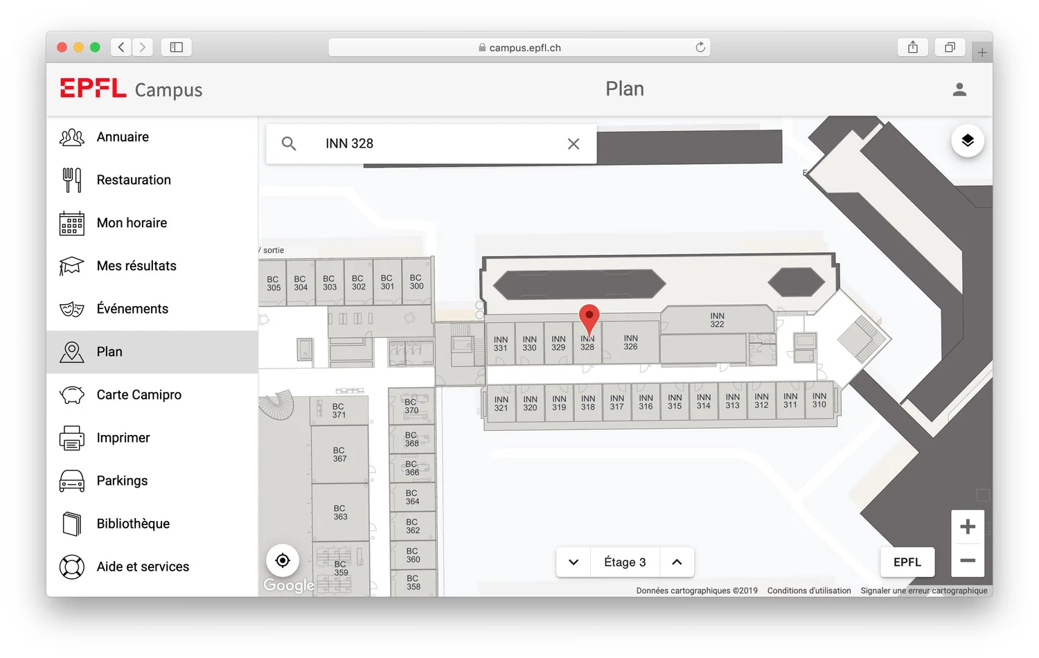 Accueil — PocketCampus