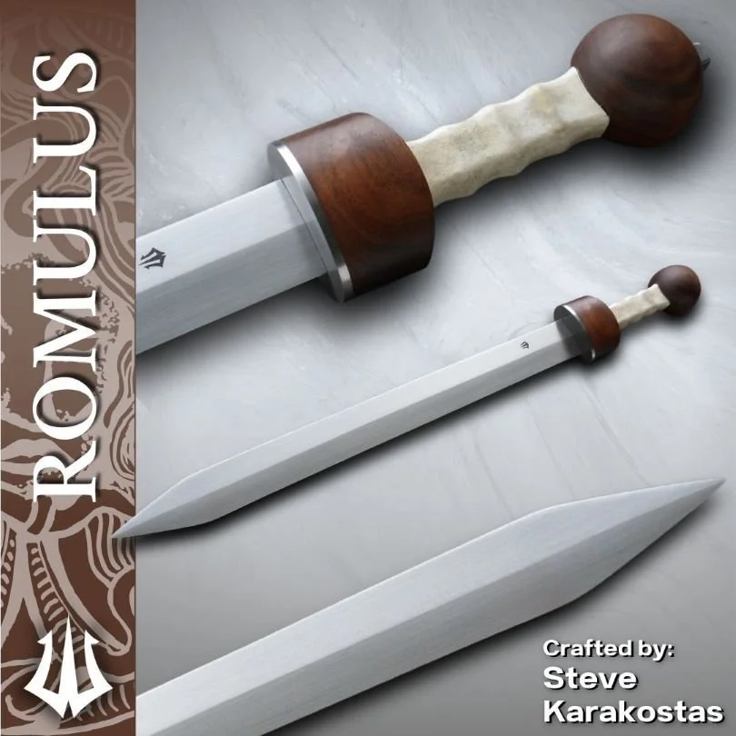 Romulus Roman Gladius Sword - Pompeii Style