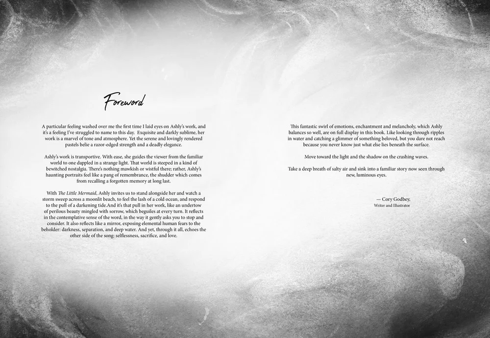 The Little Mermaid Title Black And White