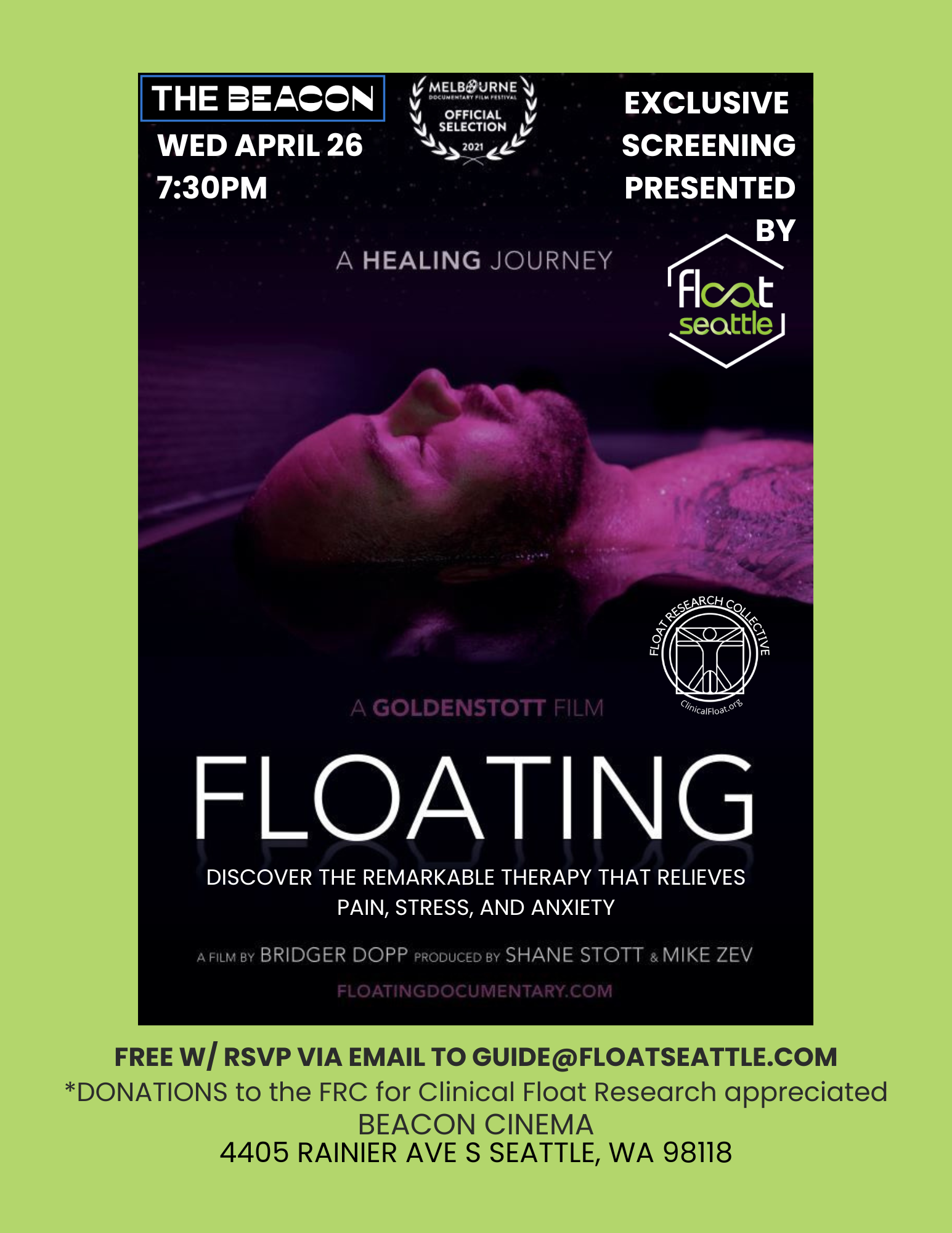 EVENTS/WORKSHOPS — Float Seattle