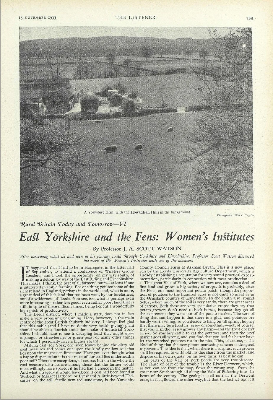 Winifred Holtby, South Riding - some cultural context — Literature ...