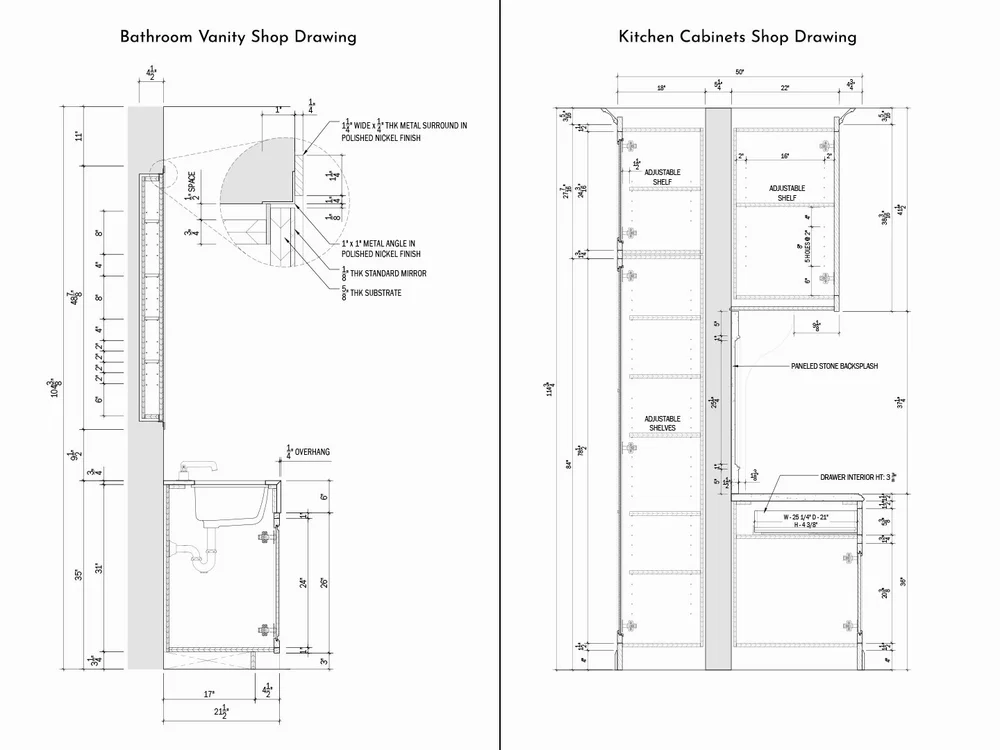 Understanding Design Drawings vs. Shop Drawings — Wood & Co.