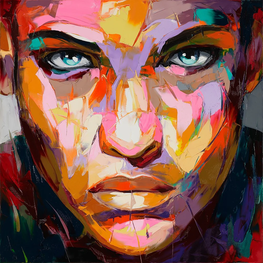 Colorful Paintings Of People