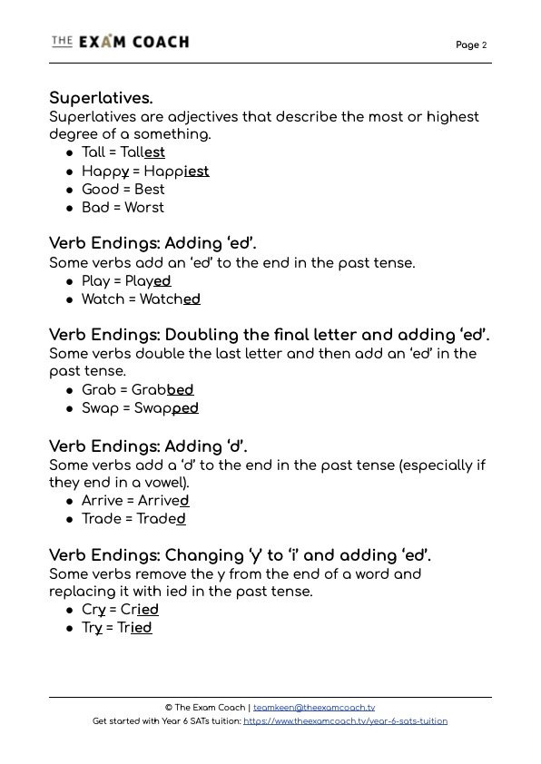 Year 6 SATs Tricky Spellings List 2024/2025 | The Exam Coach