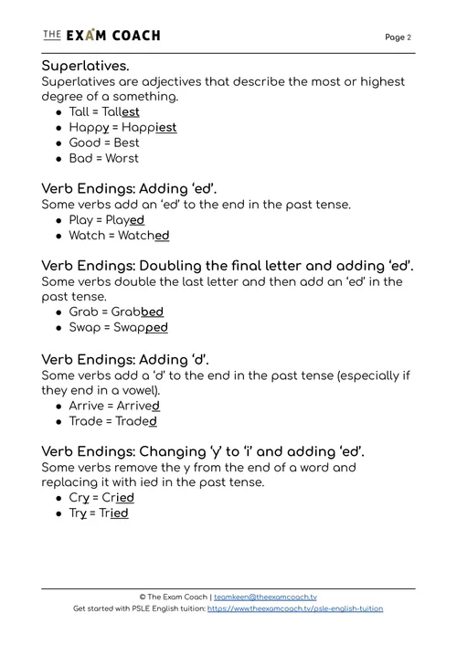 PSLE English Tricky Spellings List 2026 | The Exam Coach
