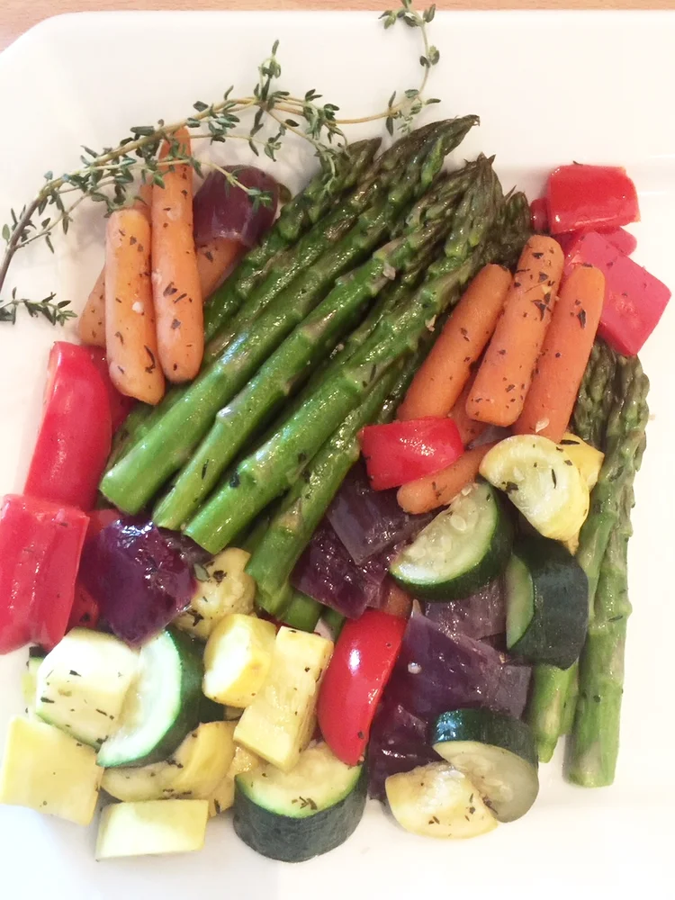 Bouquet of Baked Spring Vegetables — Cooking with Class | Chef Marlene ...