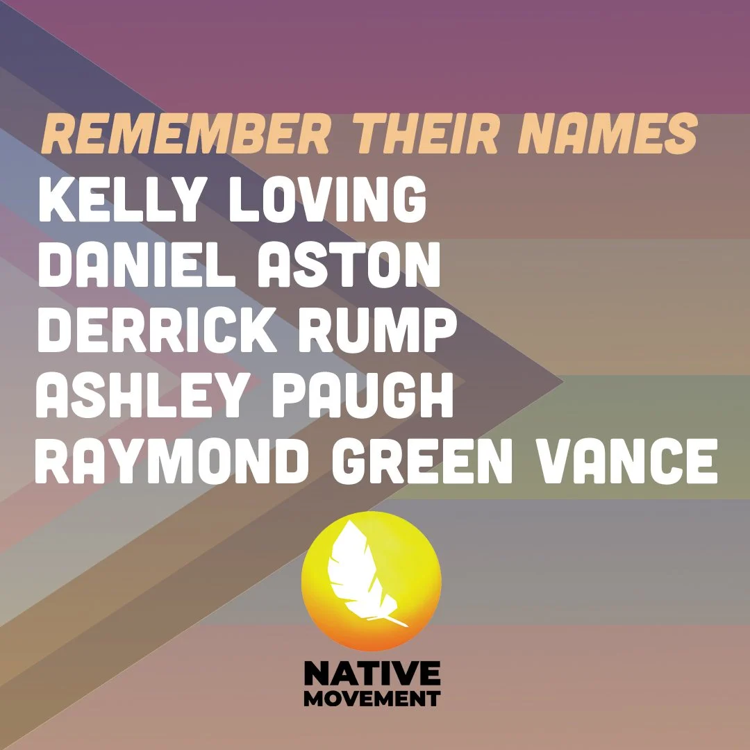 Remember Their Names — Native Movement