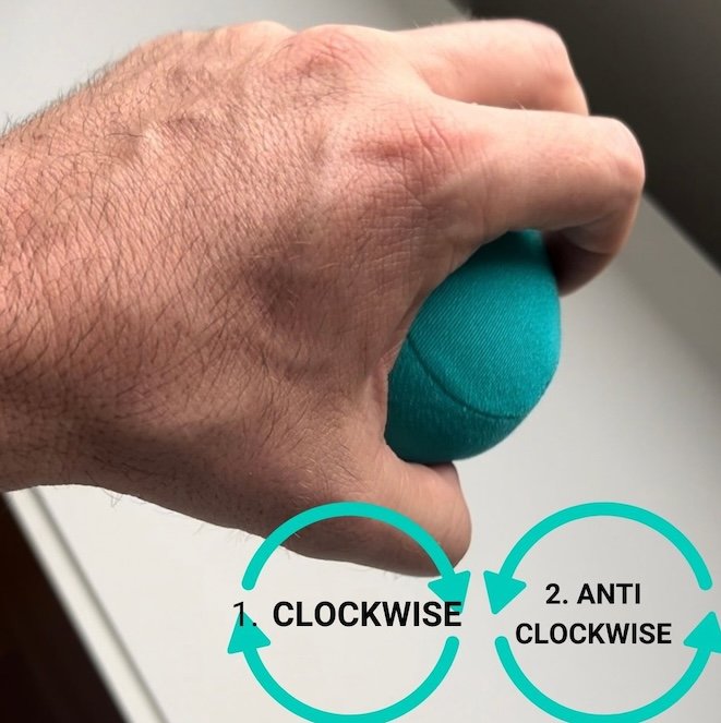 Hand Exercises With Therapy Balls For Older Adults : Improving Strength ...