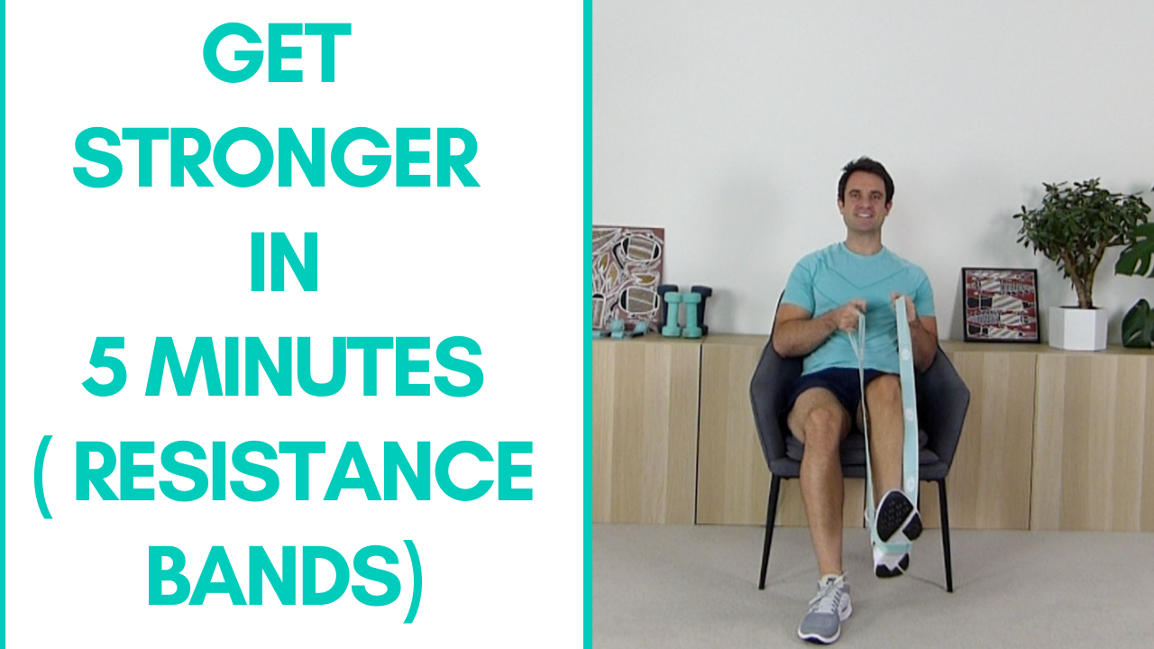 Simple Strengthening Routine For Seniors | Resistance Band Exercises ...