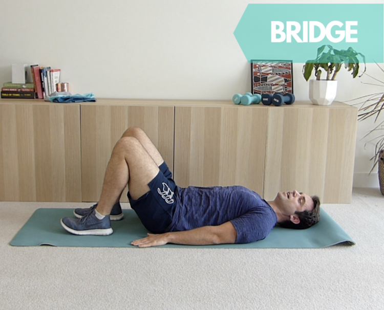 bridge exercise | glute and core strength exercise for older adults ...
