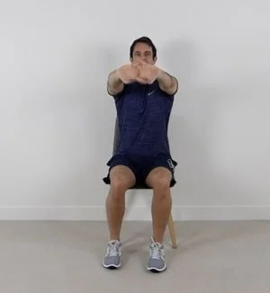 seated overhead stretch | upper body stretch for older adults — More ...